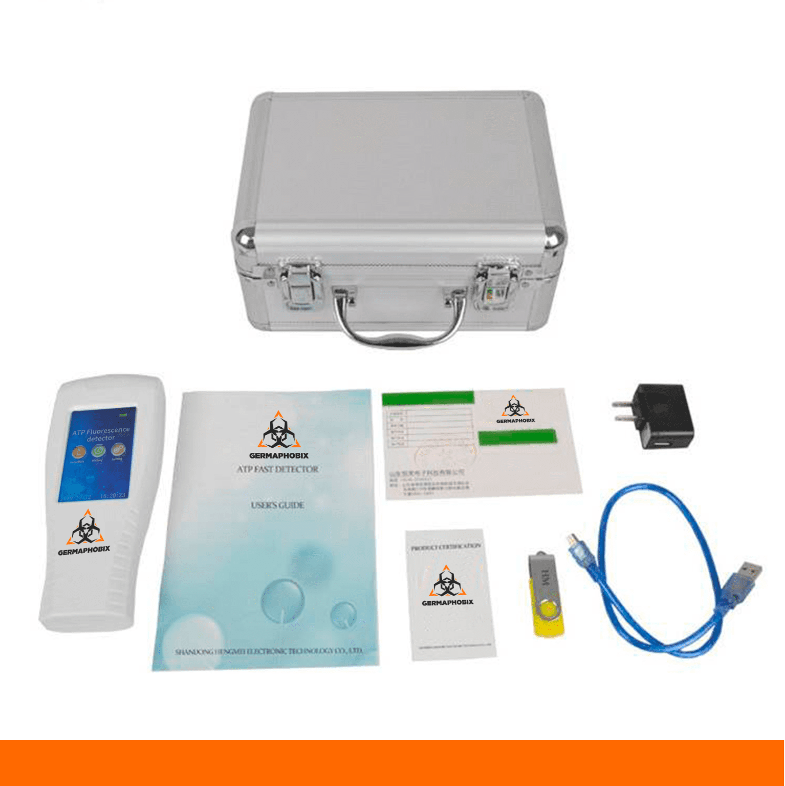 Germ Detective - ATP Meter Bacteria Detection Tool - Germaphobix