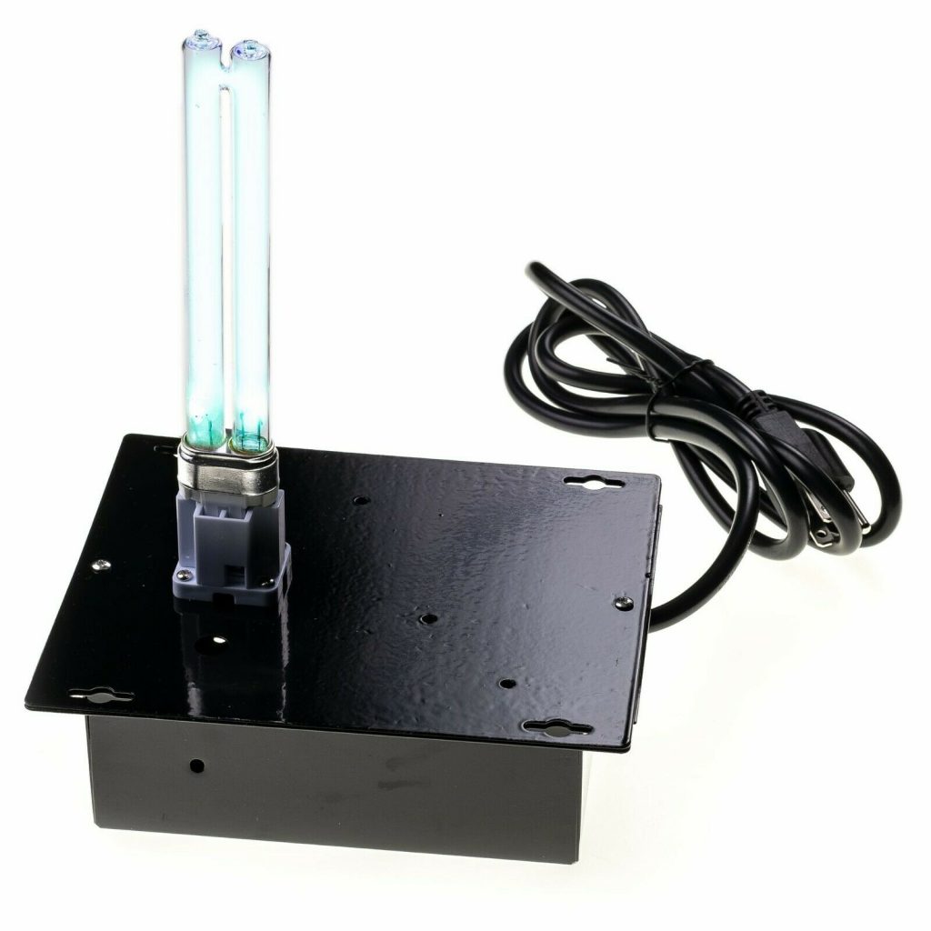 13W Single Lamp In-Duct UV Light HVAC Air Purifier - Germaphobix