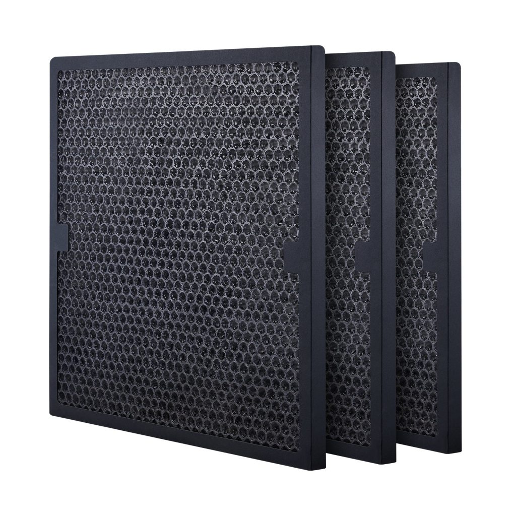 Active Carbon Filters, 3 Pack, 16” x 19” Air Filter Replacement, Stage ...